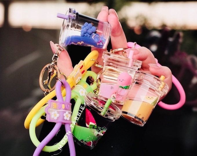 Boba Shaker Keychain/bag Hanger - Etsy