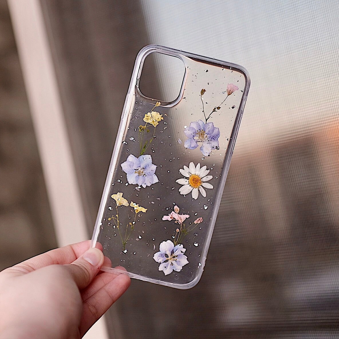 Pressed Dried Flowers iPhone Case iPhone X/XS iPhone XS Max | Etsy