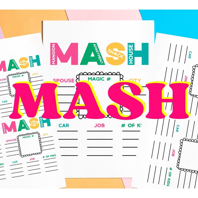 Mash Game - Etsy