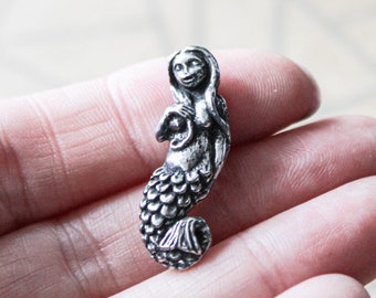 Mermaid Button - Etsy