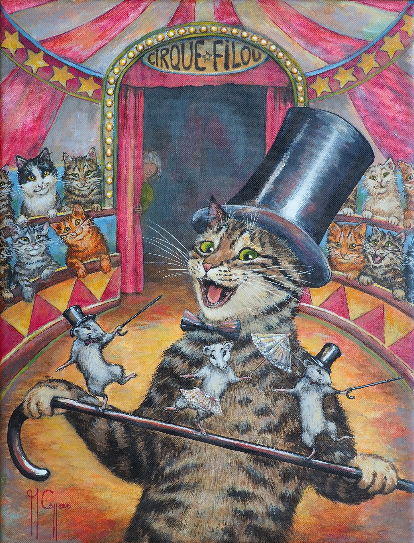 Circus Cats a 500 Piece Jigsaw Puzzle Other Sizes Also Available - Etsy UK