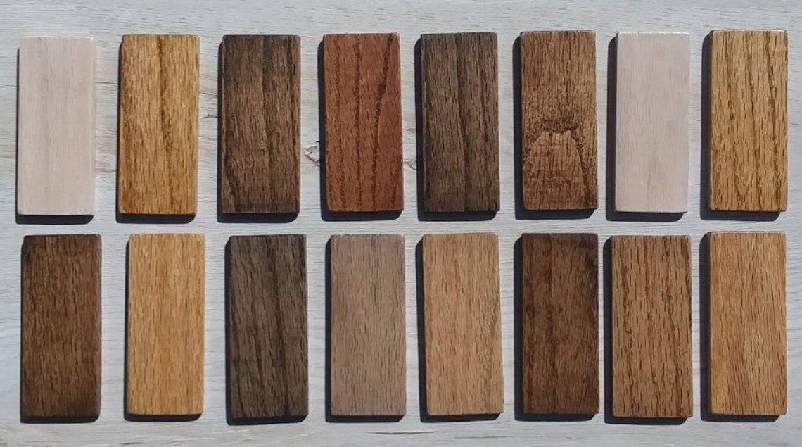 Red Oak Stain Samples White Oak Stain Samples Stain Samples - Etsy