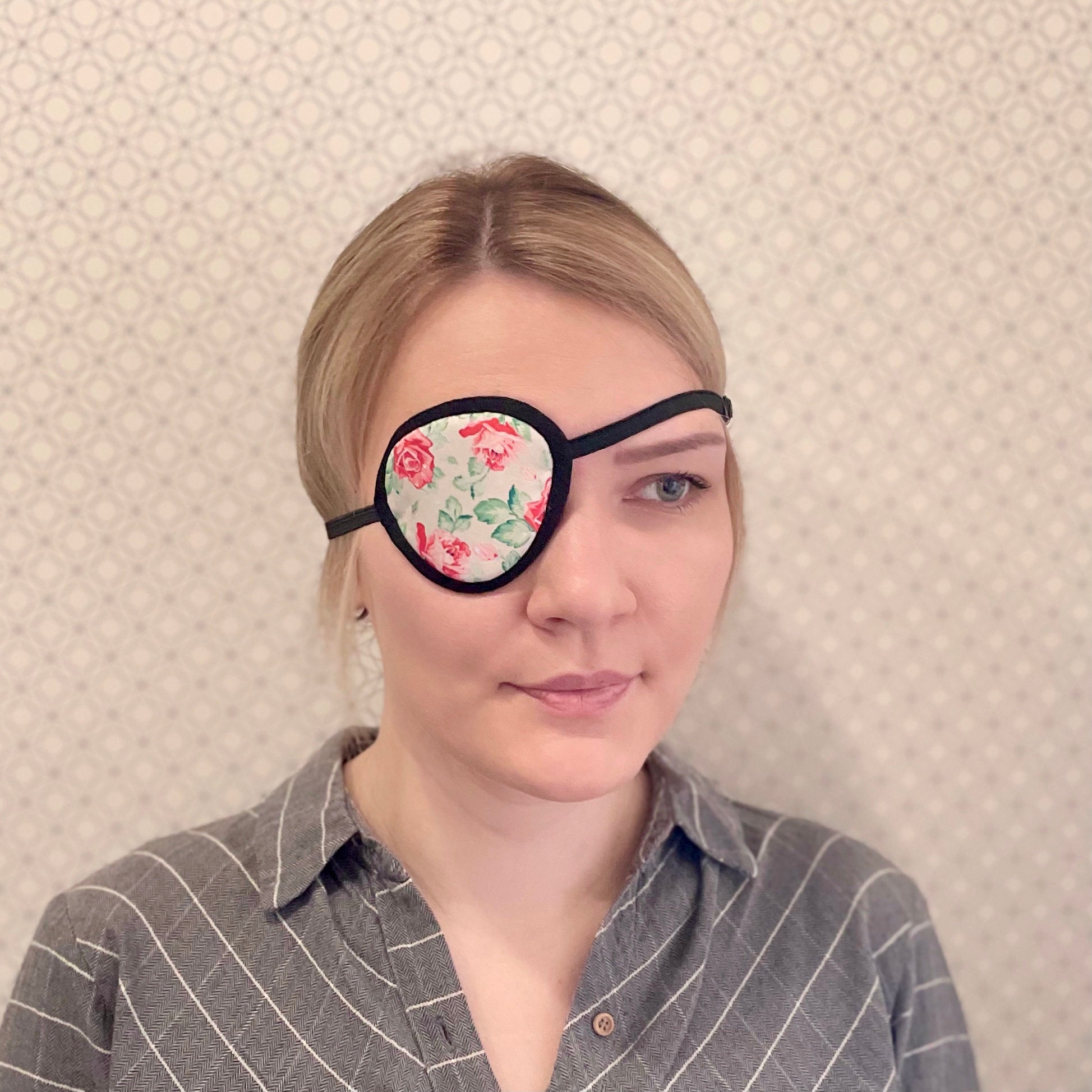 Handmade Floral Eye Patch: Adult Medical Eye Cover - Etsy