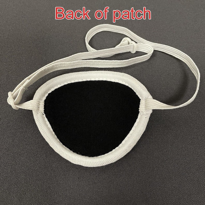 Fox Eye Patch: Adult Cotton Eye Cover With Adjustable Band - Etsy