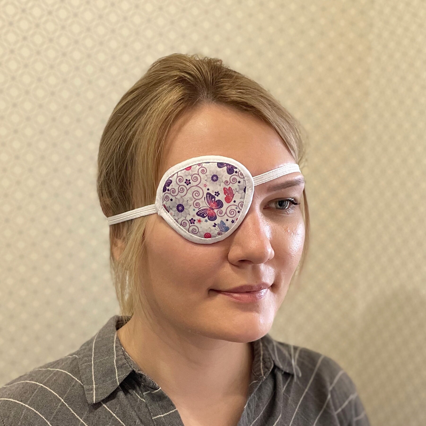 Handmade Cotton Eye Patch: Adjustable Medical Eye Cover - Etsy