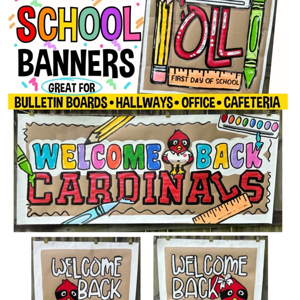 Hand Painted Banner - Etsy