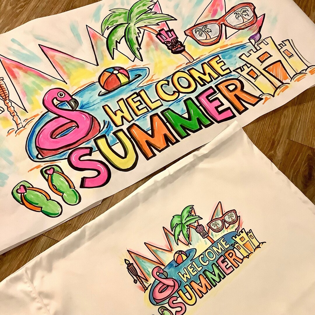 Custom Coloring Party Banner - Etsy