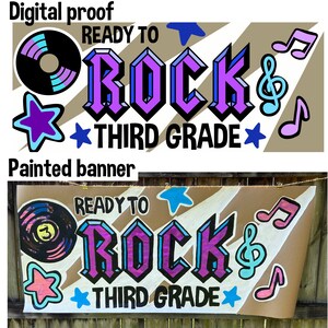 Custom Hand-painted Banner- Backdrop, Decoration - Etsy