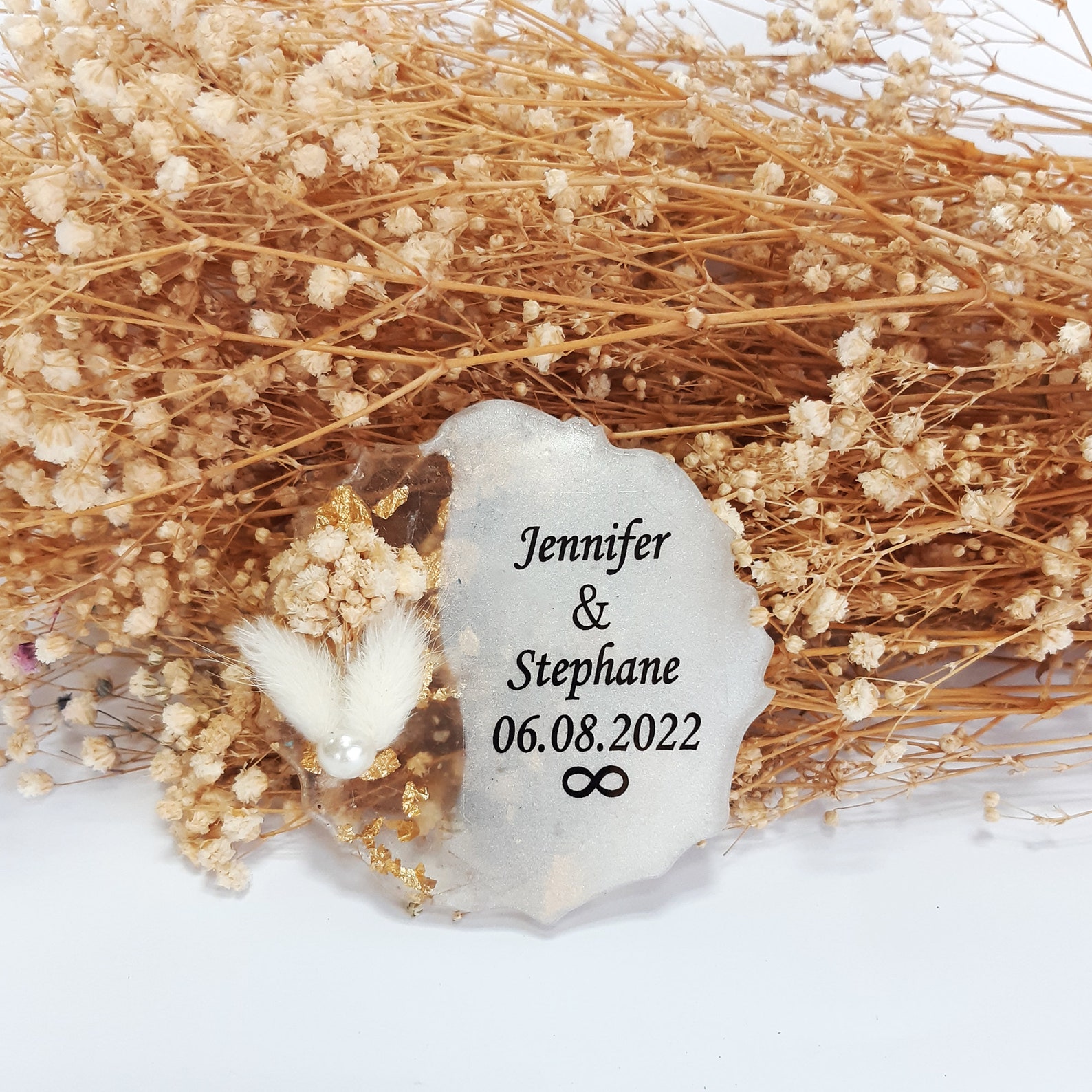 Wedding Favor Magnet, Personalized Wedding Magnet, Epoxy Magnets ...