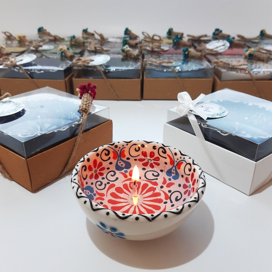 Wedding Candle Favors, Wedding Gift Bowls With Gel Candle,mexico Gift ...