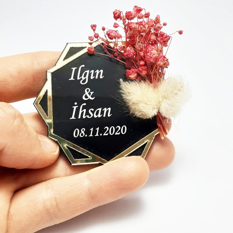 Wedding Favor Magnet Personalized Wedding Magnetwedding - Etsy