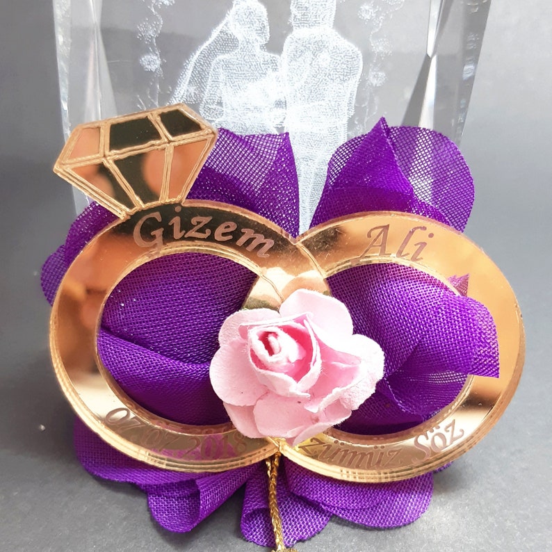 Wedding Favor Magnet Personalized Wedding Magnetwedding | Etsy