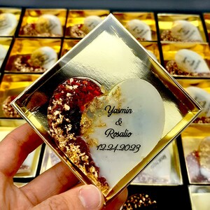 Epoxy Magnets, Rustic Wedding Favors, Wedding Favors for Guests ...