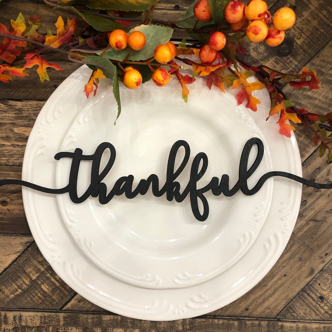 Thanksgiving Place Card, Thankful Place Cards, Thanksgiving Place ...