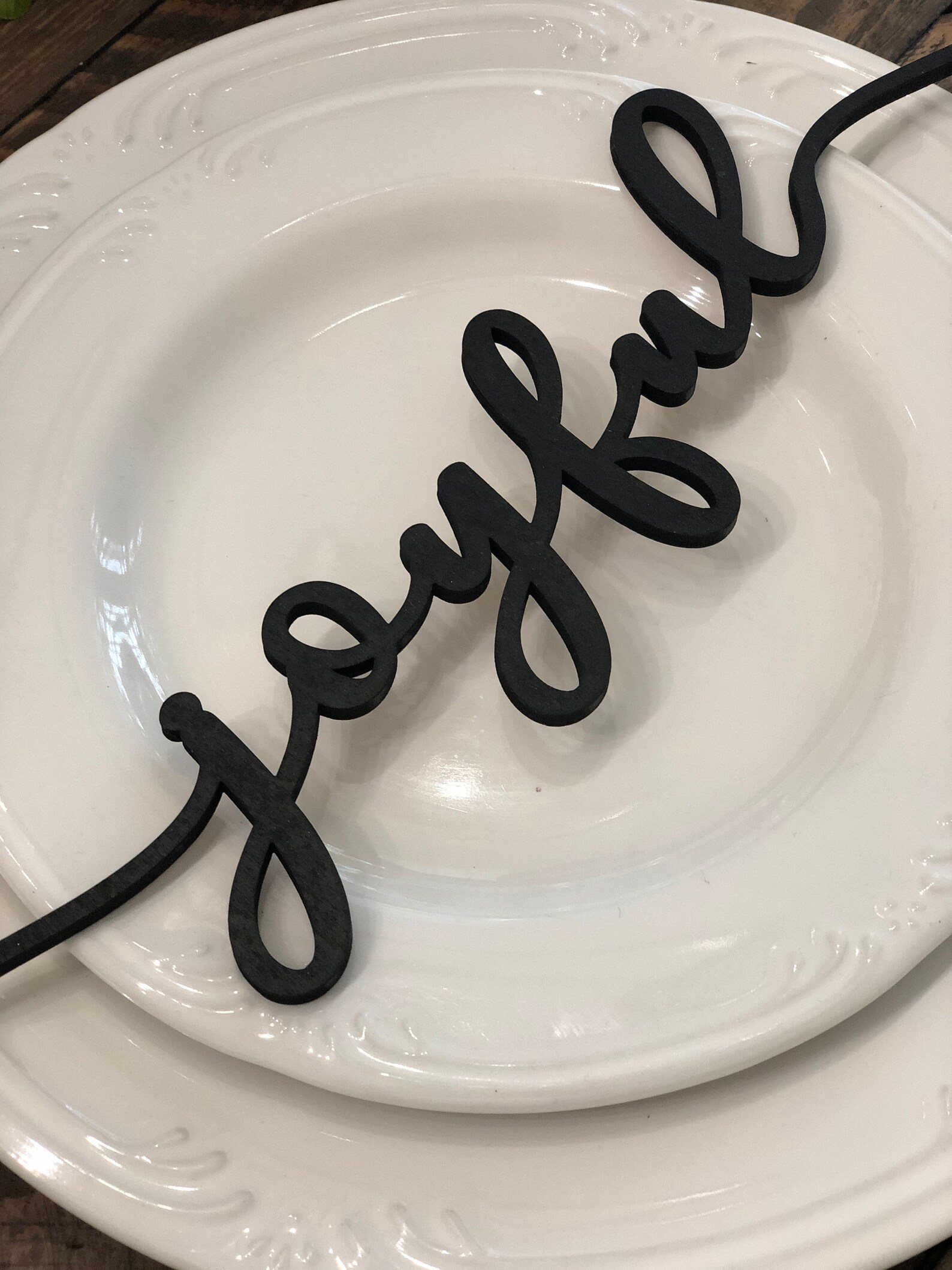 Christmas Place Card, Joyful Place Cards, Christmas Place Setting ...