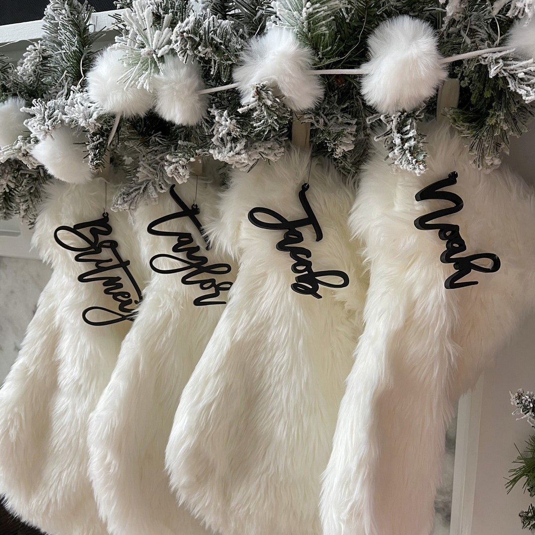Christmas Stocking Tag, Custom Stocking Name Tag, Stocking Name Tags ...