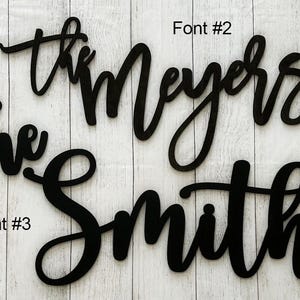 Custom Last Name Sign, Family Name Sign, Personalized Name Sign ...