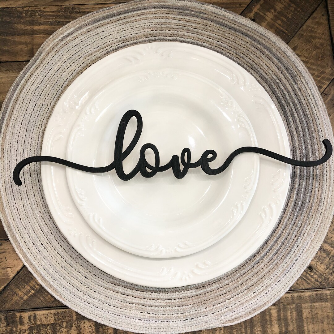 Place Cards, Love Place Cards, Wedding Place Setting, Valentine Table ...