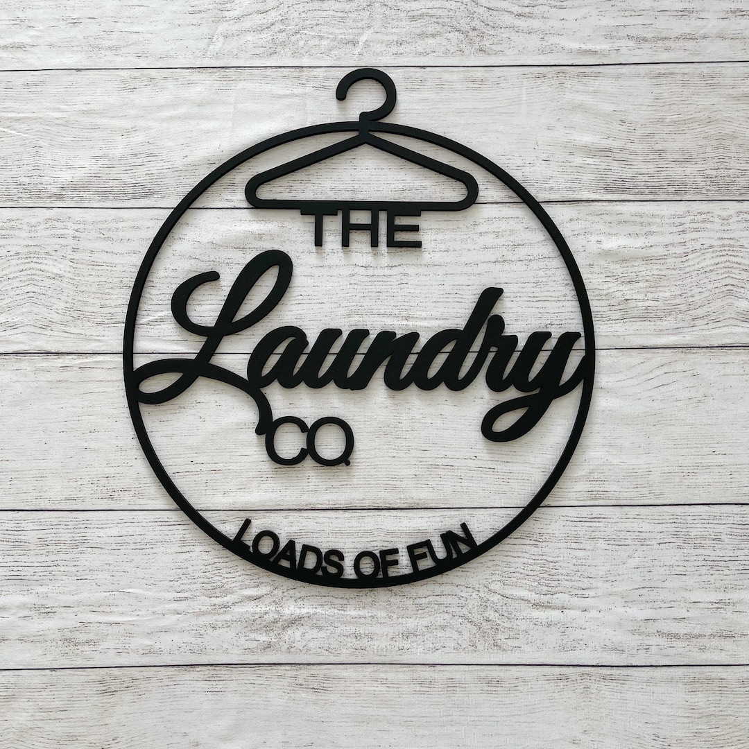 Laundry Sign, Laundry Room Sign, Wood Words, Laundry Wooden Sign ...