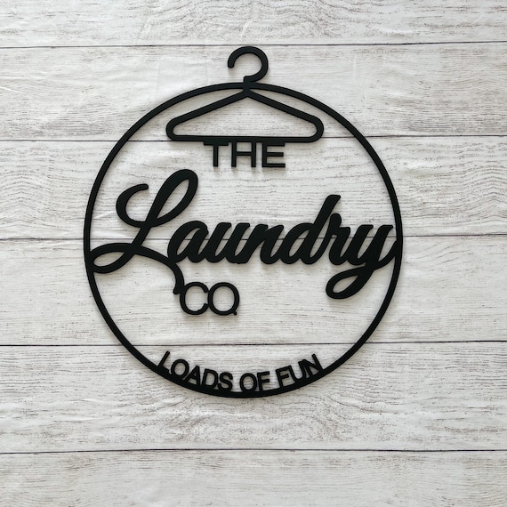Laundry Sign Laundry Room Sign Wood Words Laundry Wooden - Etsy