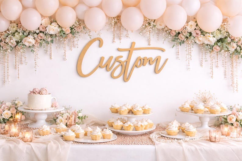 Custom Wood Words | Personalized Wall Letters | Wedding Backdrop ...