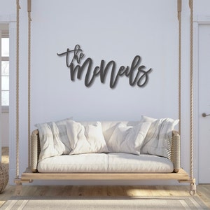 Custom Last Name Sign, Family Name Sign, Personalized Name Sign ...