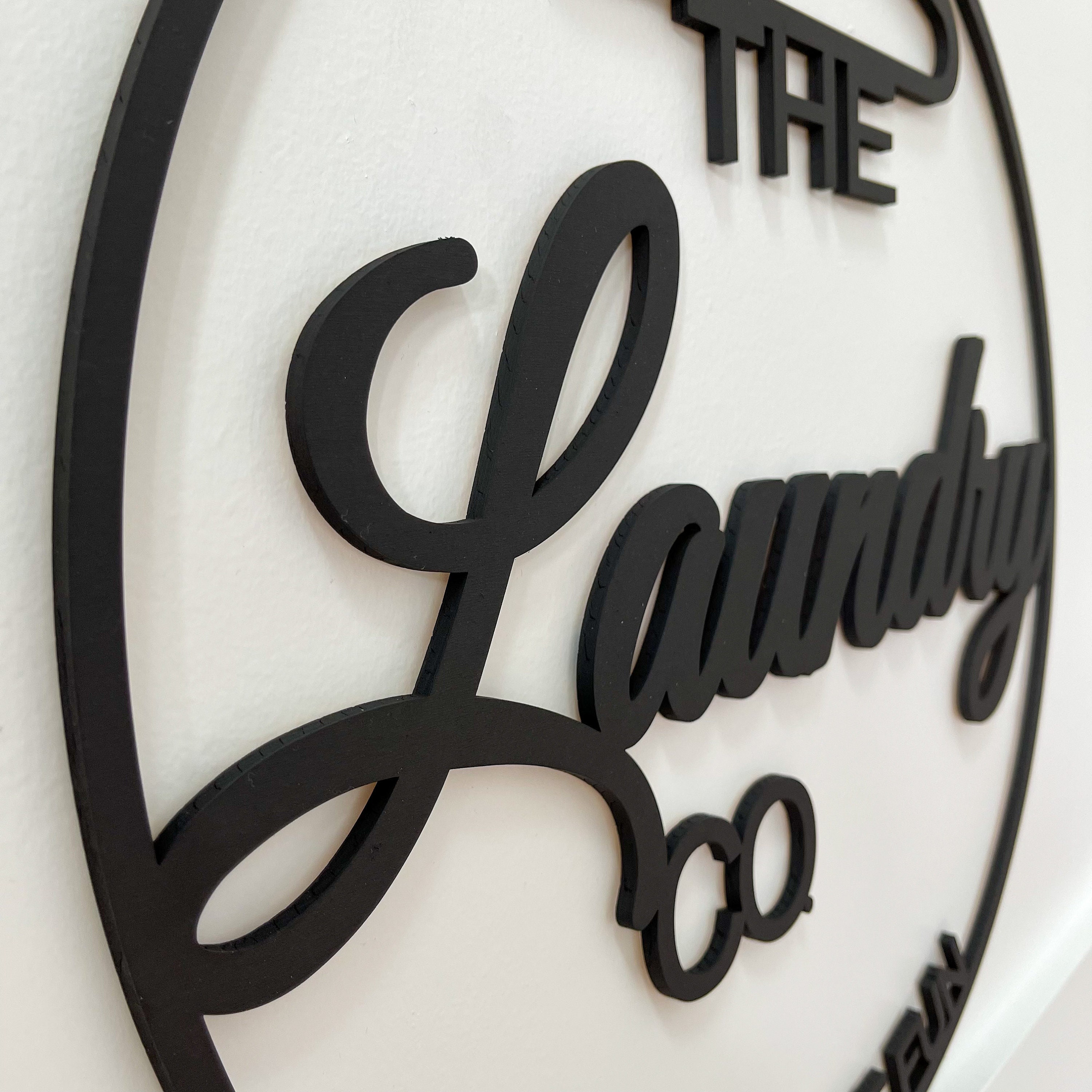 Laundry Sign, Laundry Room Sign, Wood Words, Laundry Wooden Sign ...