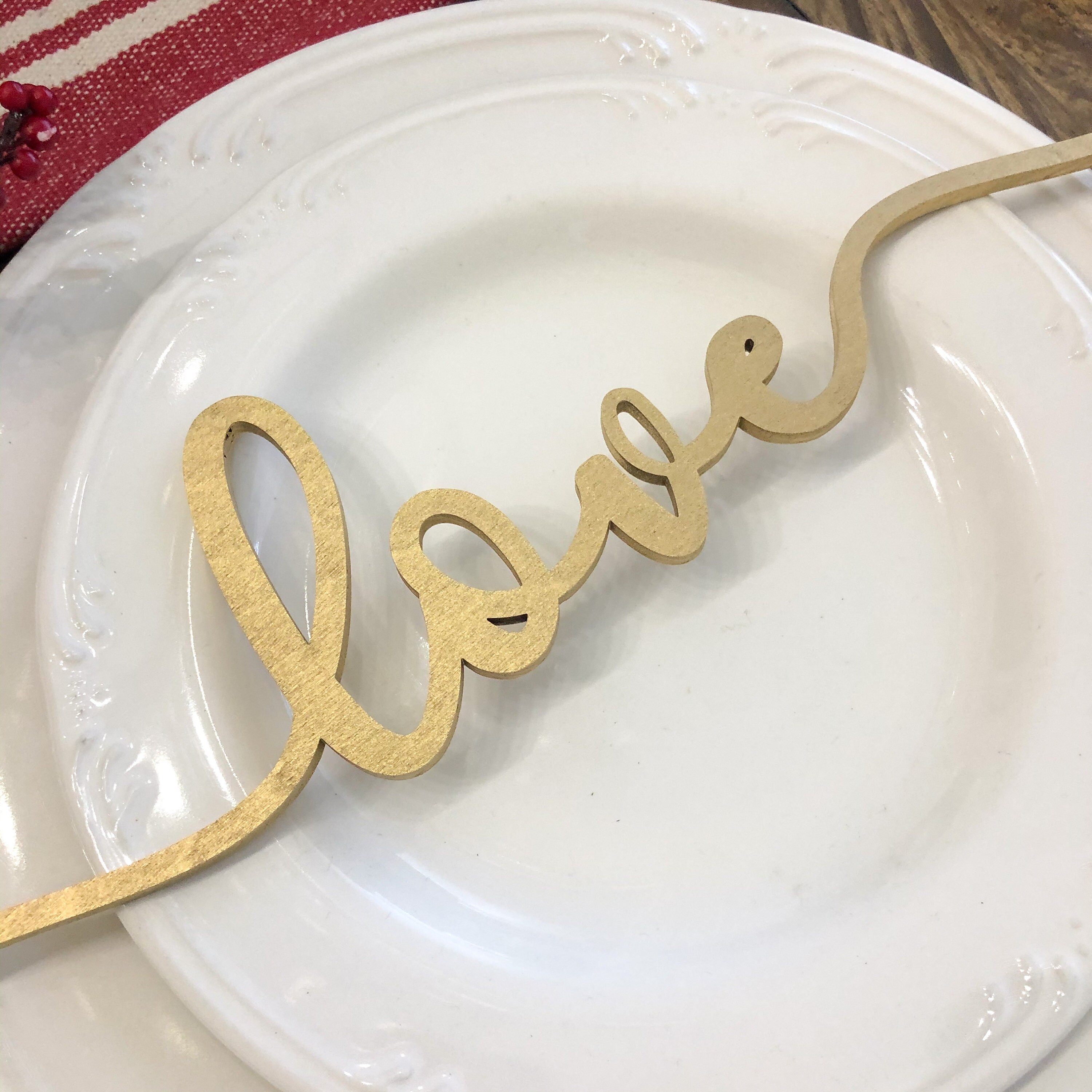 Place Cards Love Place Cards Wedding Place Setting | Etsy