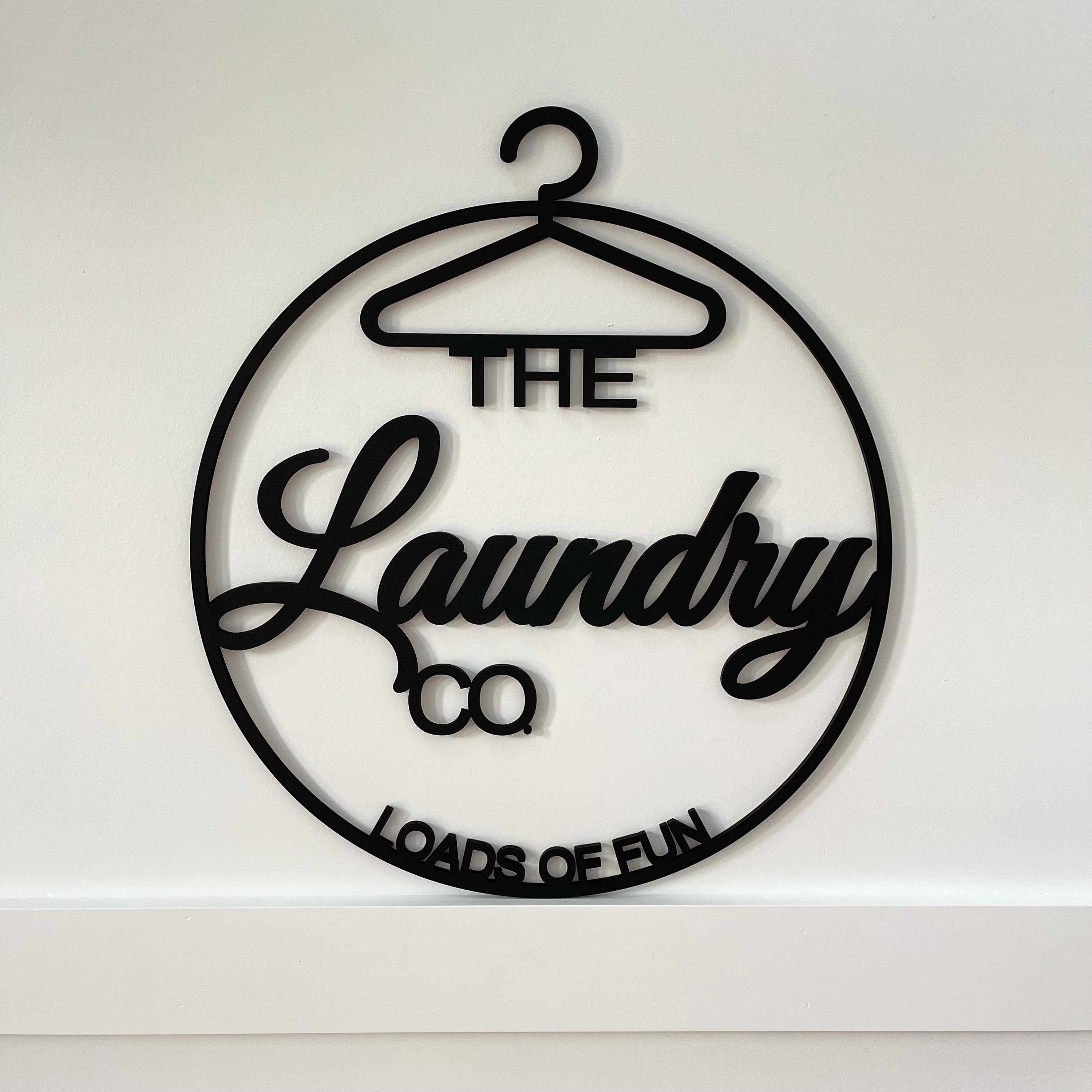 Laundry Sign, Laundry Room Sign, Wood Words, Laundry Wooden Sign ...