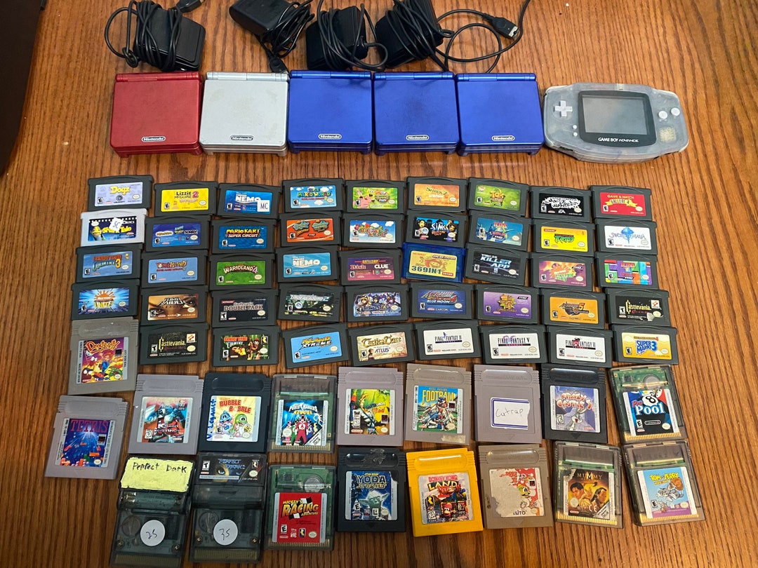 Gameboy Color Advance SP Consoles Games Donkey Kong - Etsy