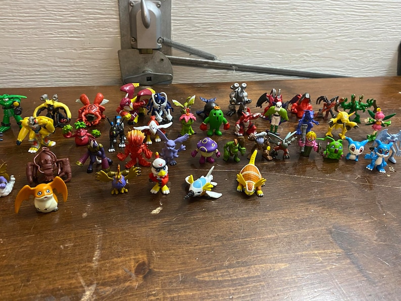 Vintage Digimon Digital Monsters Mini Figure's Bandai H-T Original ...