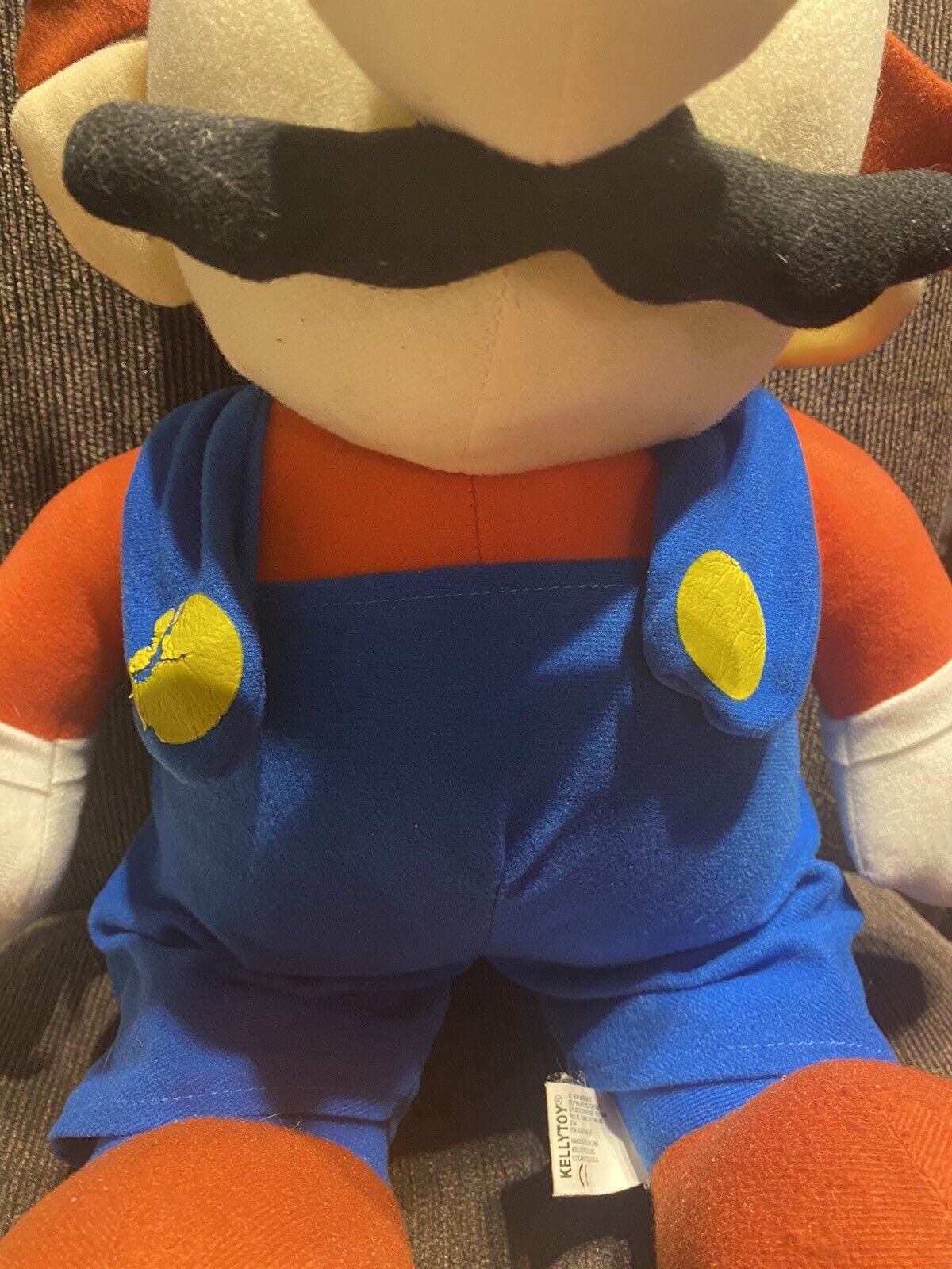 2001 Kellytoy Nintendo Super Mario Blue Eyes Plush Toy 18 Vintage - Etsy