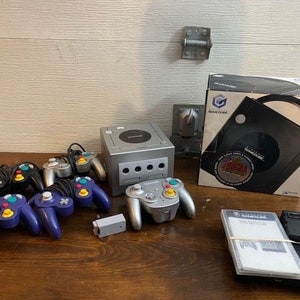 Gamecube Console + Games Paper Mario Sunshine Kart Party Baseball ...
