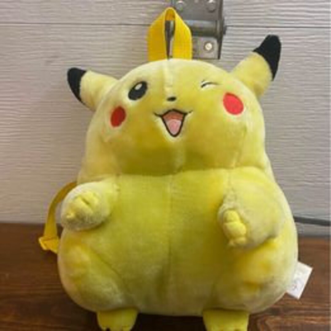 Pokemon Winking Pikachu 12'' Plush Backpack Nintendo OFFICIAL 1990 - Etsy