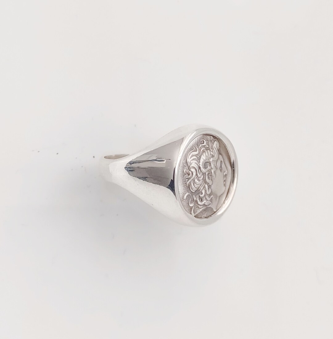 Alexander the Great Sterling Silver 925 Ring .handmade - Etsy