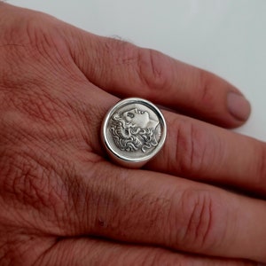 Alexander the Great Sterling Silver 925 Ring .handmade - Etsy
