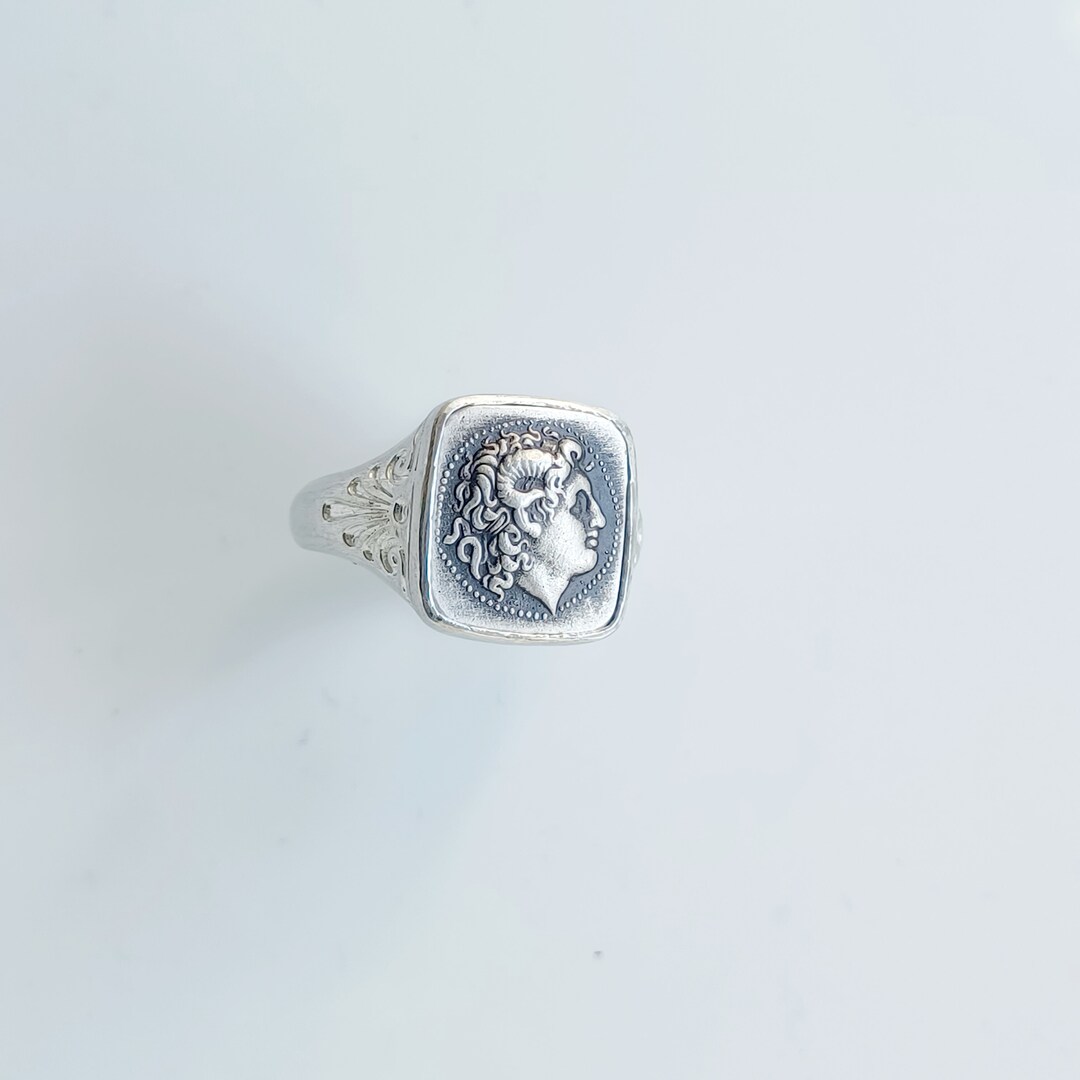 Alexander the Great Ring Sterling Silver 925.handmade - Etsy