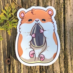 Hamster Sticker Cute Pet Hamster Decal Fun Gift Ideas for - Etsy