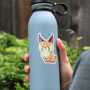 Lynx Sticker, Cute Wildlife Exotic Wild Cat Sticker, Vinyl Tablet ...