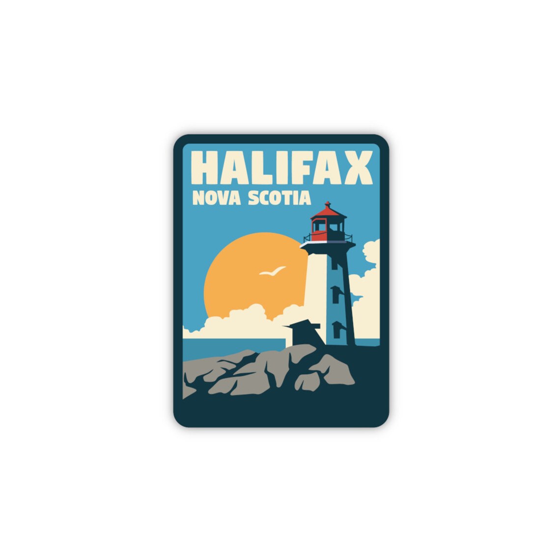 Halifax Nova Scotia Canada Sticker | City & Travel Stickers ...