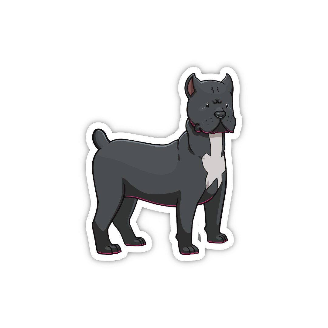 Cane Corso Sticker | Cute Puppy Dog Decal | Pet Owners Gifts ...