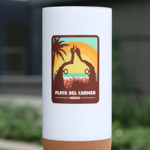 Playa Del Carmen Mexico Sticker | City & Travel Stickers | Waterproof ...