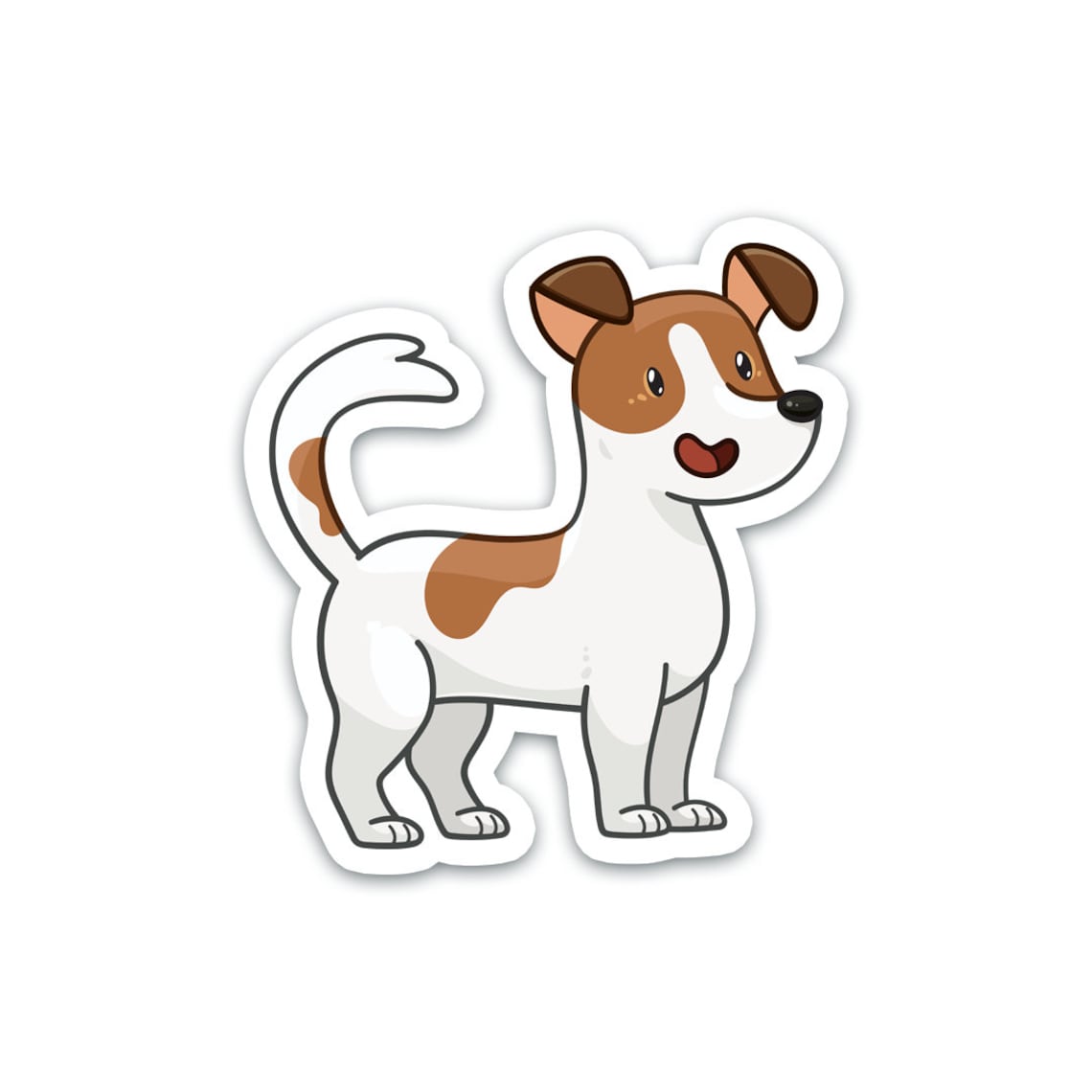 Jack Russell Terrier Sticker Cute Puppy Dog Decal - Etsy