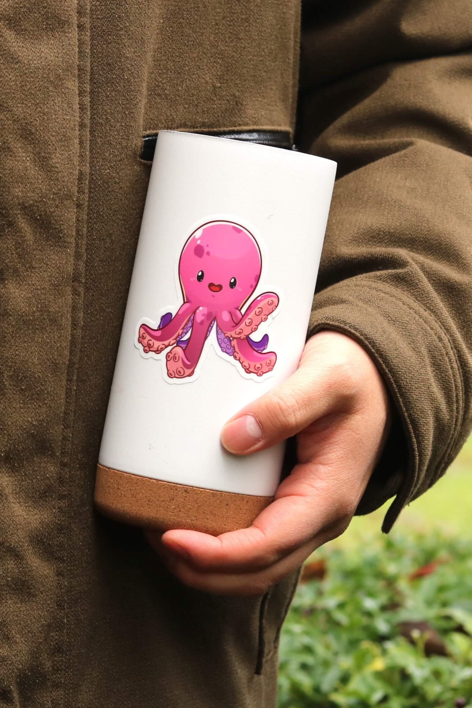 Cute Octopus Sticker, Vinyl Waterproof Decal for Classroom Reward ...