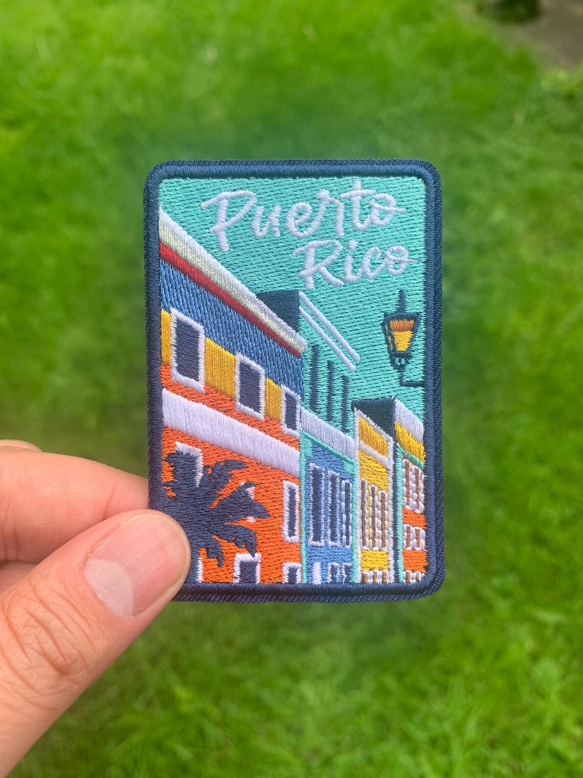 Puerto Rico Iron on Embroidered Patch, Travel Patches - Etsy