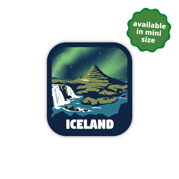 Travel Sticker Iceland - Etsy