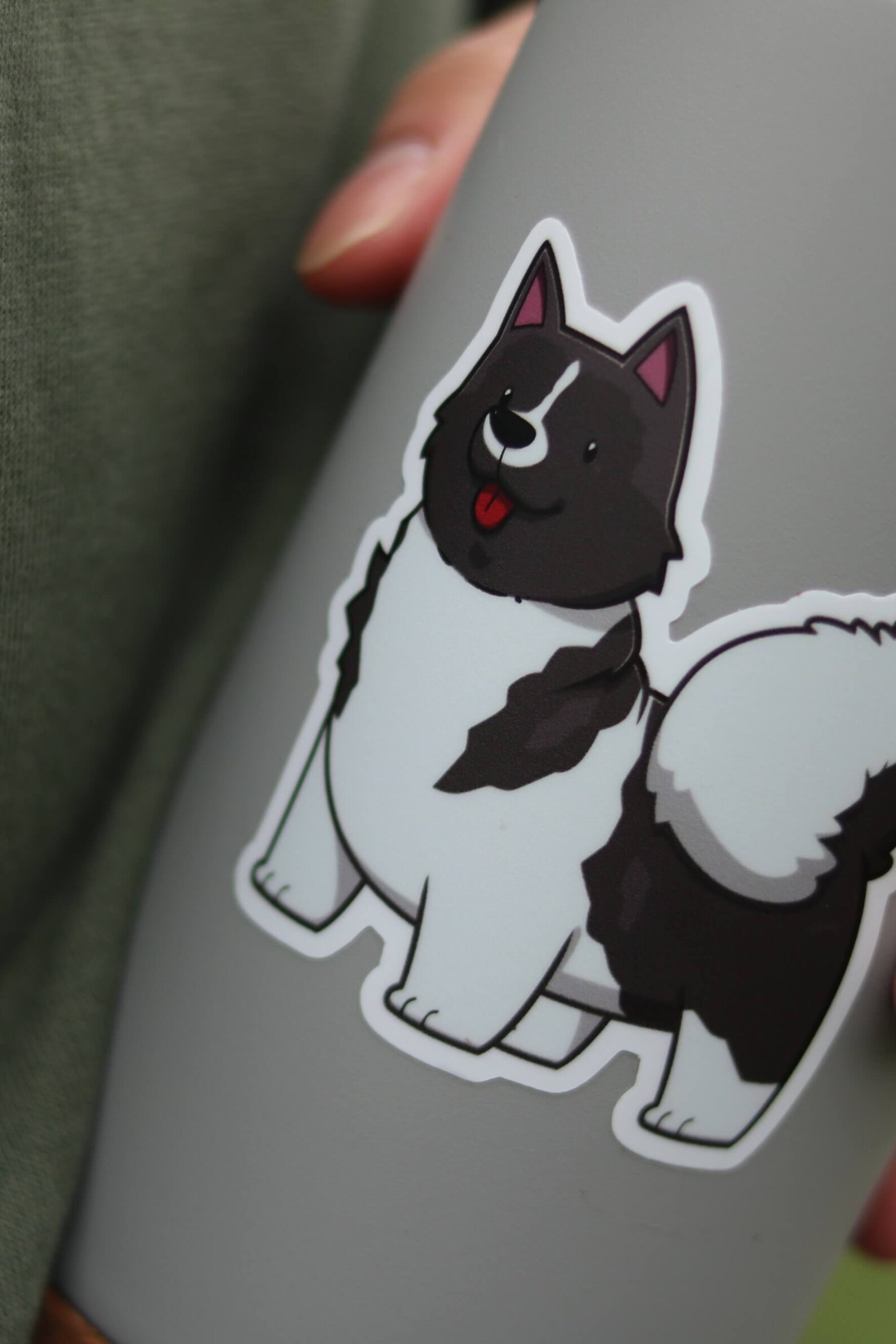 American Akita Sticker, Cute Puppy Dog Gift, Pet Stickers for Laptop ...
