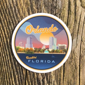 Orlando Florida Sticker | City Stickers | Waterproof, Vinyl and ...