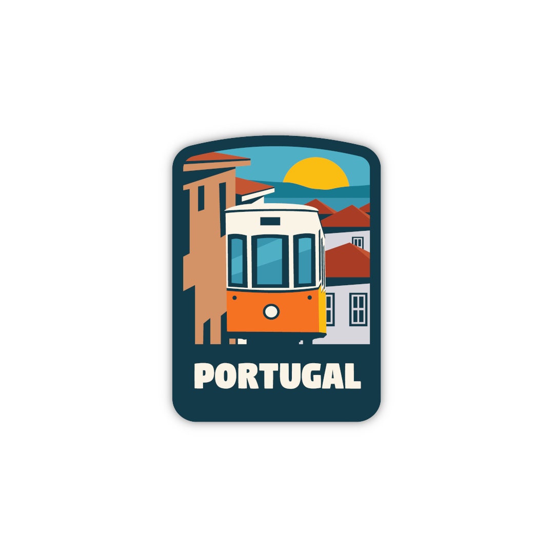 Portugal Sticker, Waterproof Travel Sticker for Luggage, Travel ...