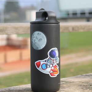 Astronaut & Rocket Sticker Outer Space Solar System - Etsy